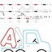 Tow Truck Applique Alphabet Monogram Font Machine Embroidery Design for ...