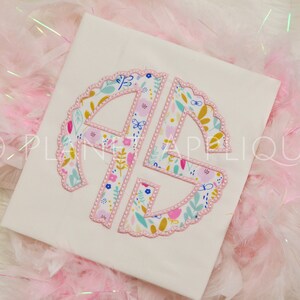 Scallop Monogram Font Machine Embroidery Designs - Etsy