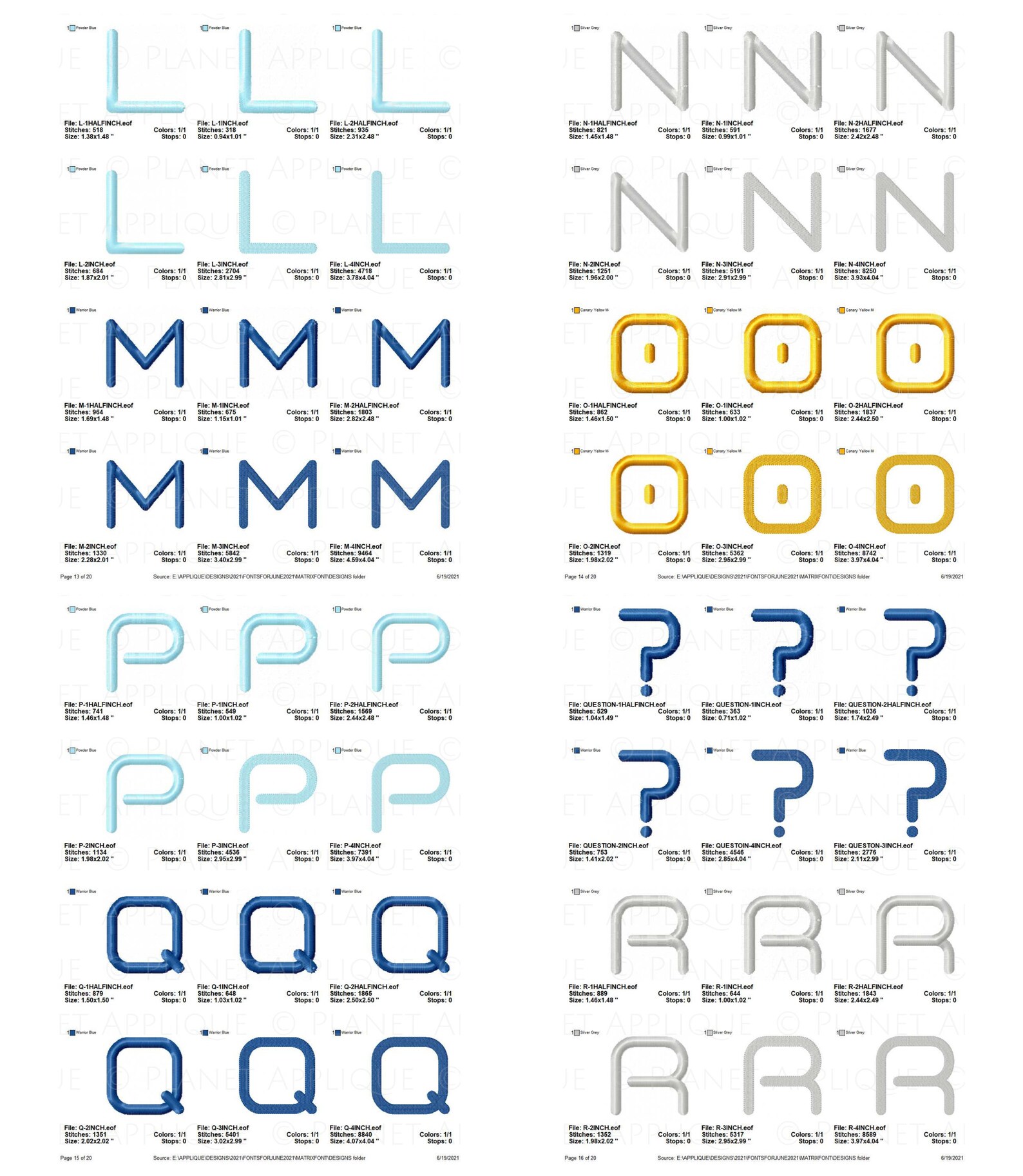 Matrix Monogram Font Alphabet Machine Embroidery Design Plain - Etsy