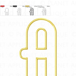 Dalton Plain Letter Applique Alphabet Monogram Font Machine Embroidery ...