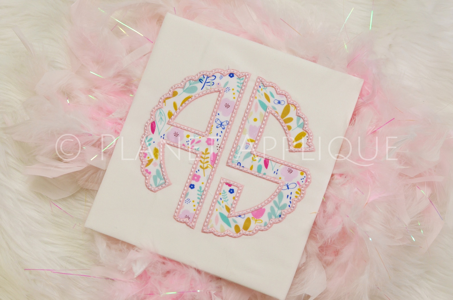 Scallop Monogram Font Machine Embroidery Designs - Etsy