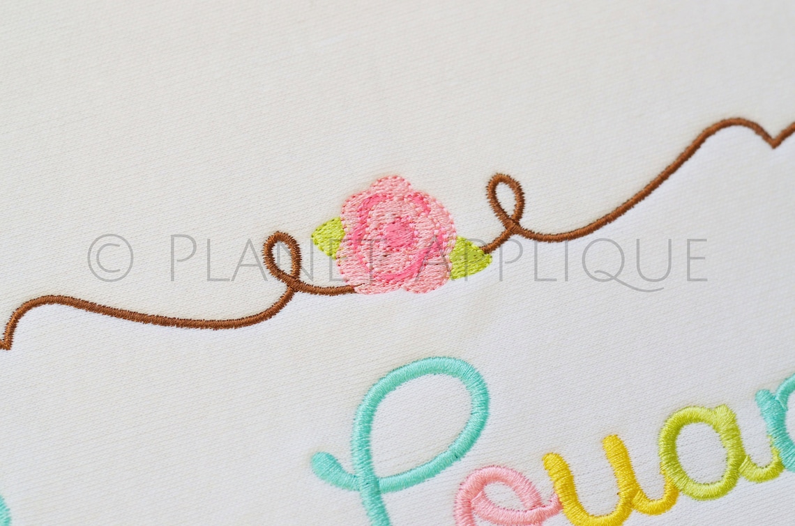 Lucy Monogram Cursive Script Alphabet Font Machine Embroidery Designs ...