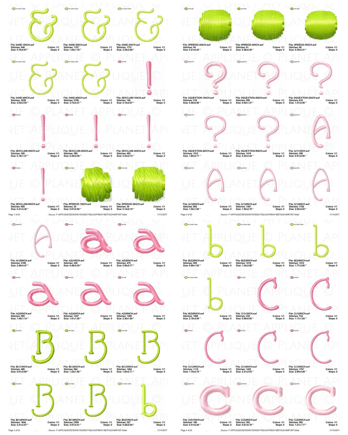 Bethlehem Alphabet Monogram Font Machine Embroidery Designs | Etsy