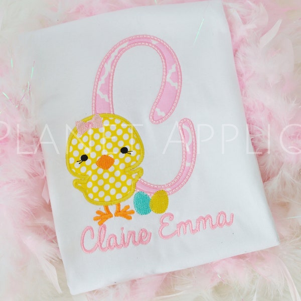 Chick Applique - Etsy