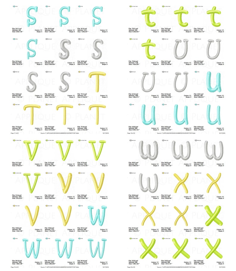 Henry Font Handwriting Monogram Font Alphabet Machine Embroidery Design ...