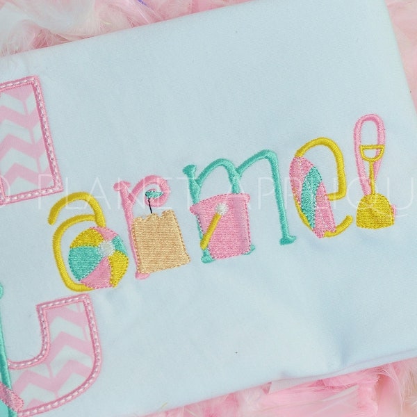 Beach Embroidery - Etsy