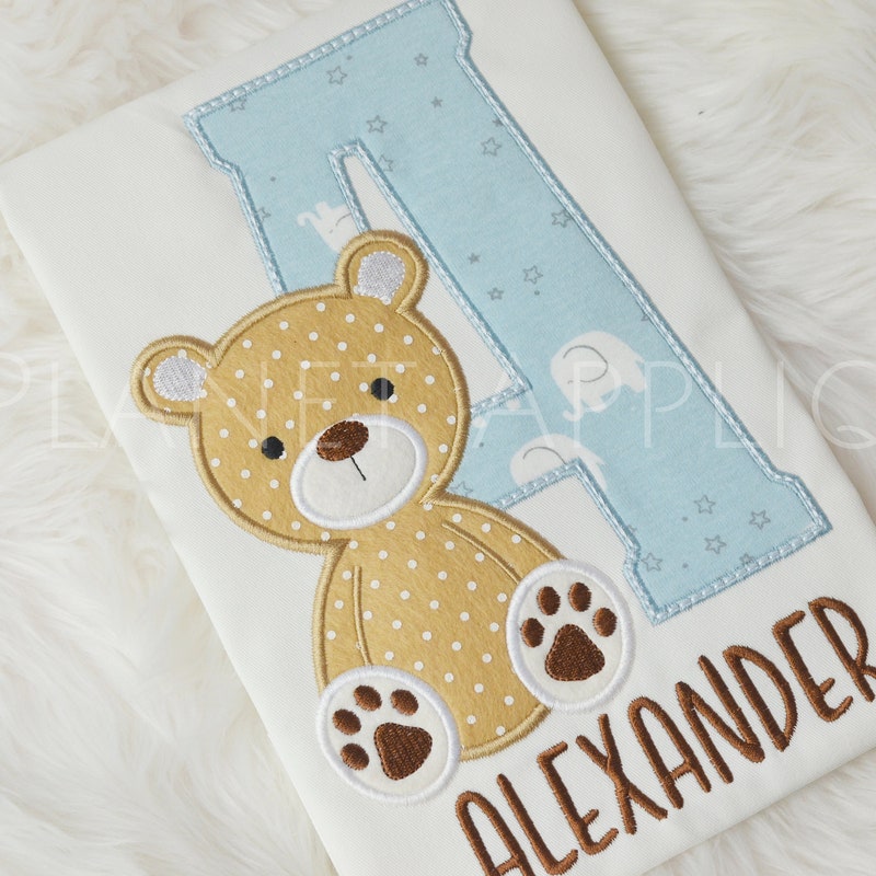 Bear Applique Template - Etsy
