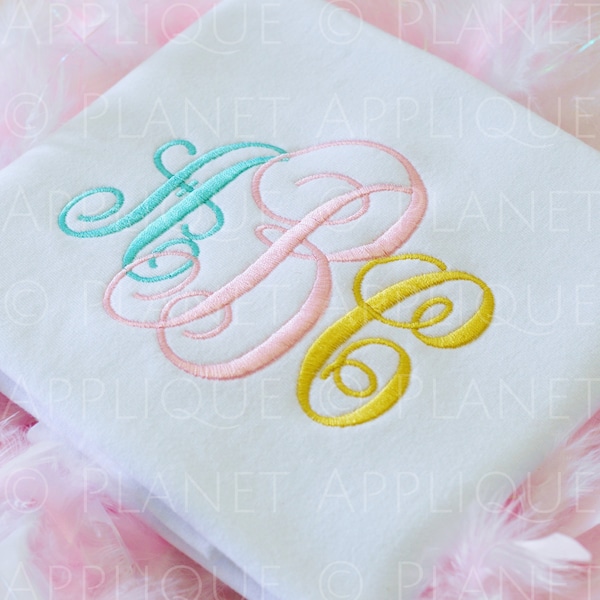 Script Embroidery Font - Etsy