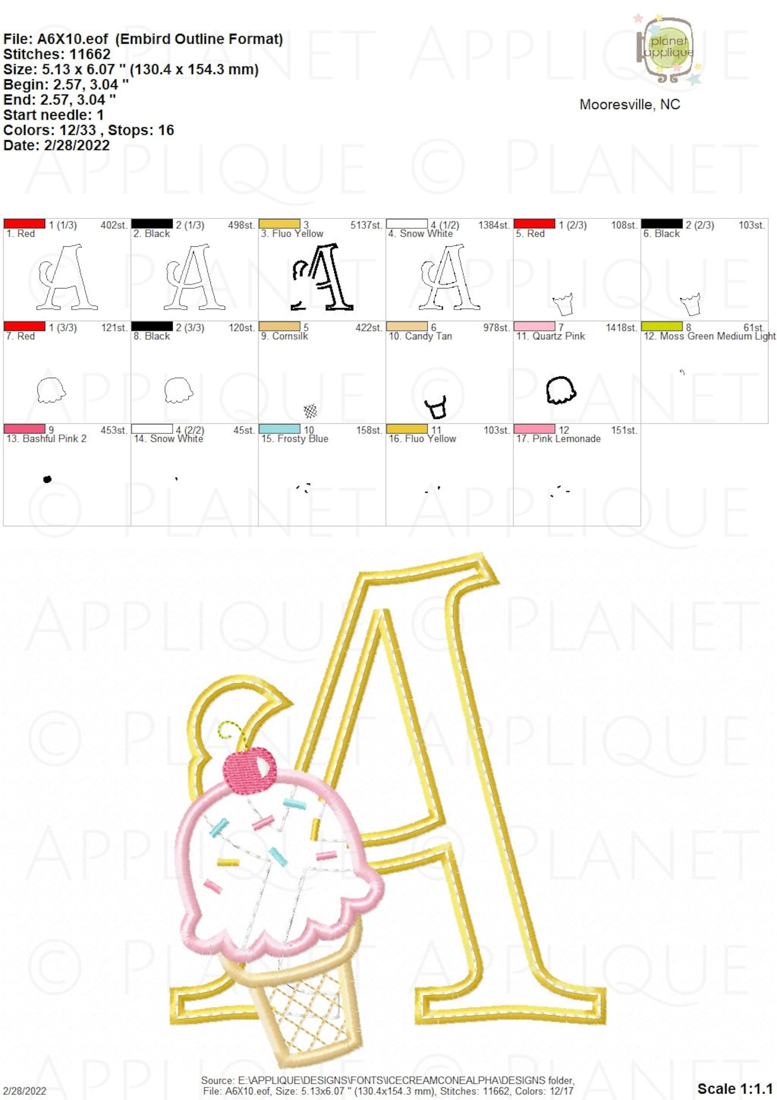 Ice Cream Cone Cursive Script Applique Alphabet Monogram Font - Etsy