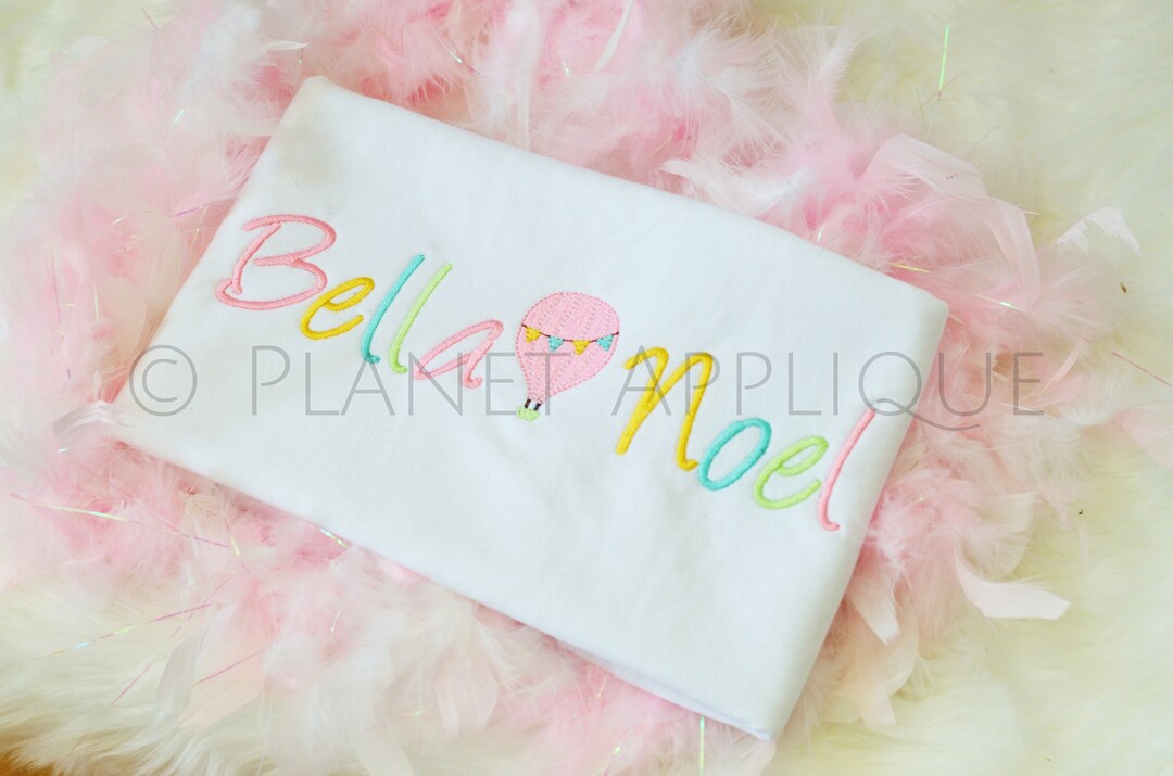 Bella Font Script Cursive Monogram Font Alphabet Machine Embroidery ...