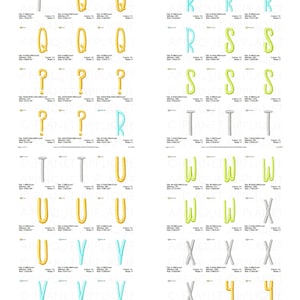 Luke Plain Monogram Font Alphabet Machine Embroidery Designs ...