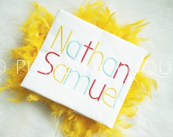 Sadie Monogram Font Alphabet Machine Embroidery Design Plain | Etsy