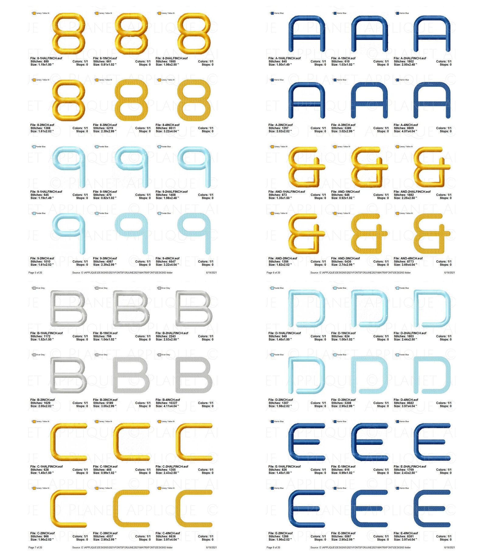 Matrix Monogram Font Alphabet Machine Embroidery Design Plain - Etsy