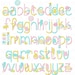 Sweet Tooth Monogram Font Machine Embroidery Alphabet Design Candy - Etsy