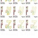 Bloom 2 Cursive Script Monogram Applique Alphabet Font Machine ...