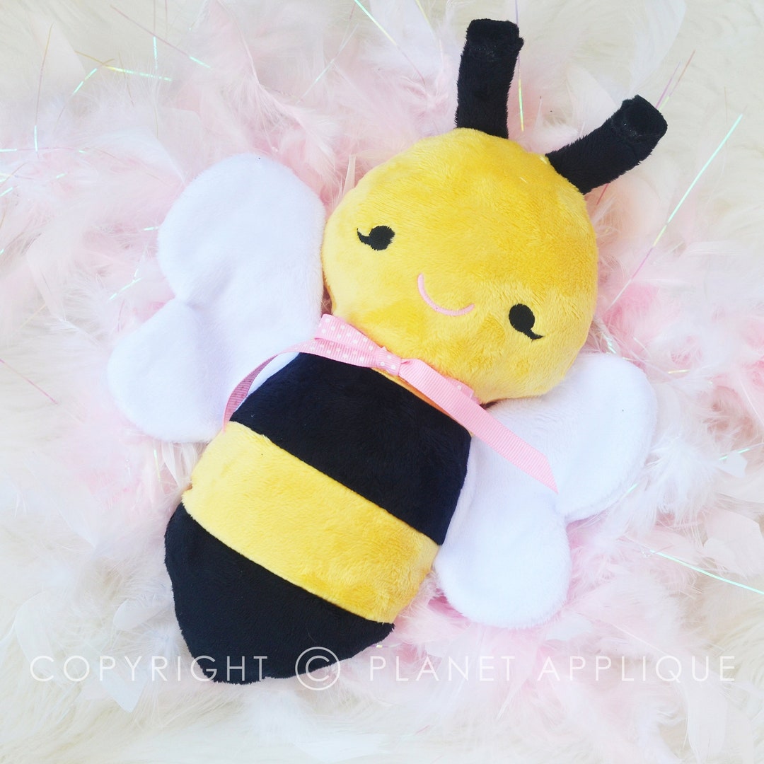 In the Hoop Bernard Bumble Honey Bee Plush Softie Design for Machine ...