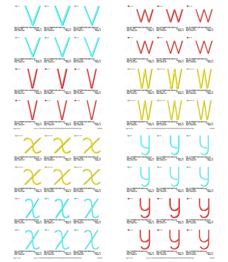 Nathan Monogram Font Alphabet Machine Embroidery Design Plain Letter - Etsy