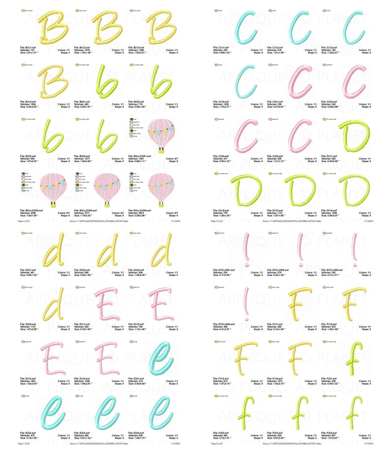 Bella Font Script Cursive Monogram Font Alphabet Machine | Etsy Canada