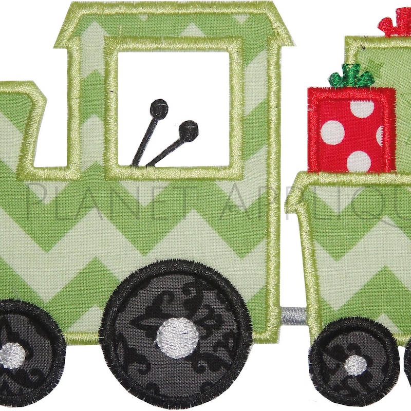 Train Applique - Etsy