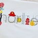 Fire House Fireman Monogram Font Alphabet Machine Embroidery Design ...