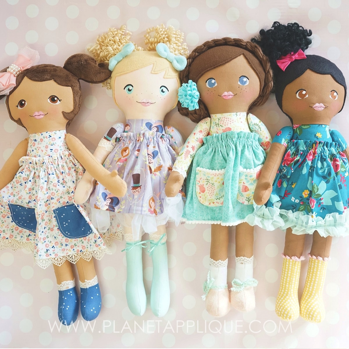 In the Hoop Darling Cloth Rag Doll ITH Machine Embroidery - Etsy