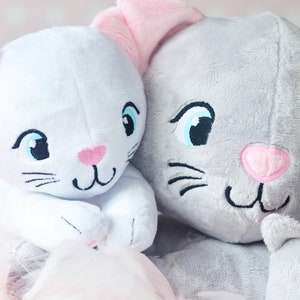 In the Hoop Luna Kitty and Babies Cat Plush Softie Machine Embroidery ...