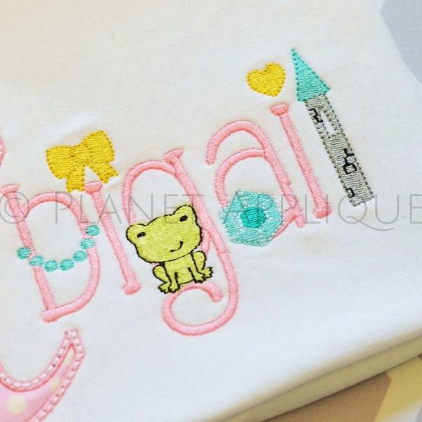 Princess Monogram - Etsy