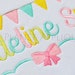 Madeline Cursive Script Monogram Font Machine Embroidery Designs - Etsy