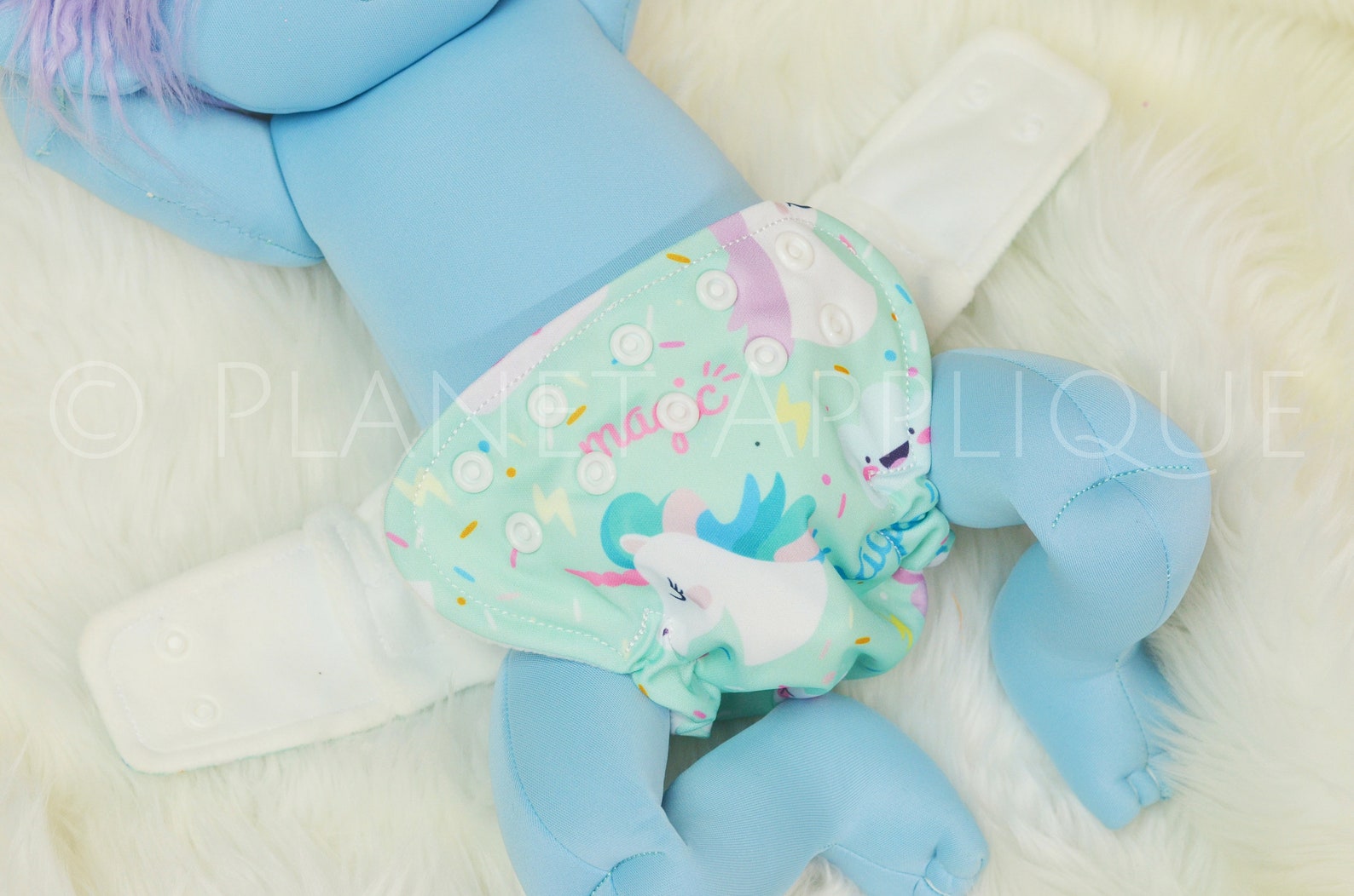 In the Hoop Doll Baby Diaper Nappy Design for Machine Embroidery ...