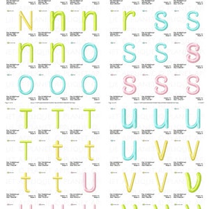 Emmaline Alphabet Monogram Font Machine Embroidery Designs - Etsy