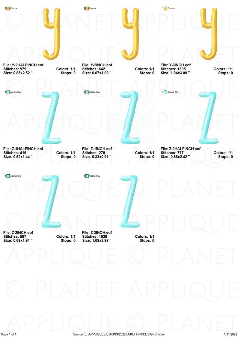 Luke Plain Monogram Font Alphabet Machine Embroidery Designs - Etsy