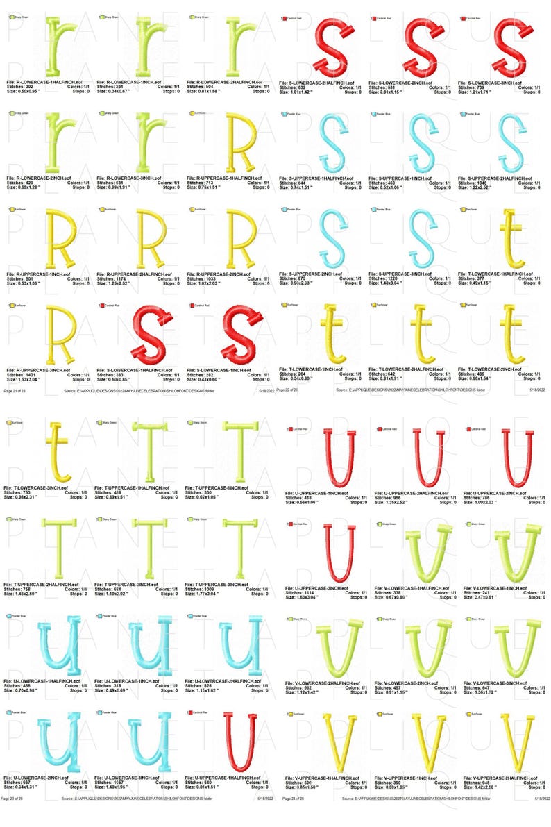 Shiloh Script Monogram Font Alphabet Machine Embroidery Designs ...