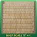 Rectangular Style Miniature Dollhouse Shingles 1:12 Scale Laser Speed ...