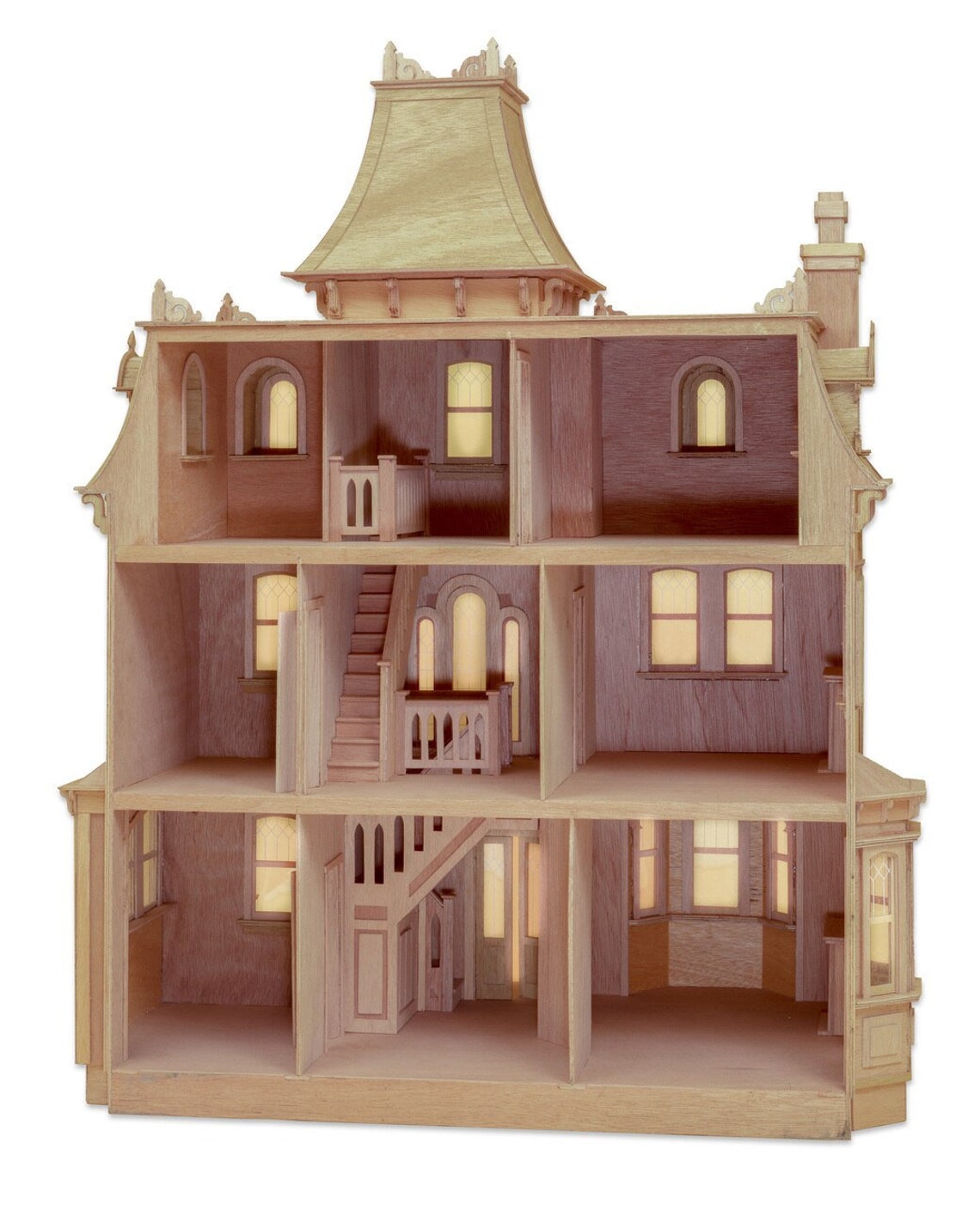 Beacon Hill Dollhouse Kit by Greenleaf Dollhouses - Etsy
