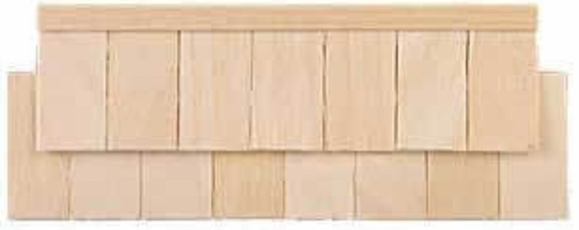 Miniature Dollhouse Shingles 1:12 Scale Rectangle Style by Greenleaf ...