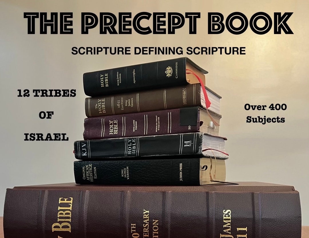 The Precept Book: Scripture Guide for the Twelve Tribes of Israel - Etsy