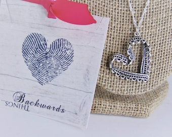 Backwards necklace | Etsy