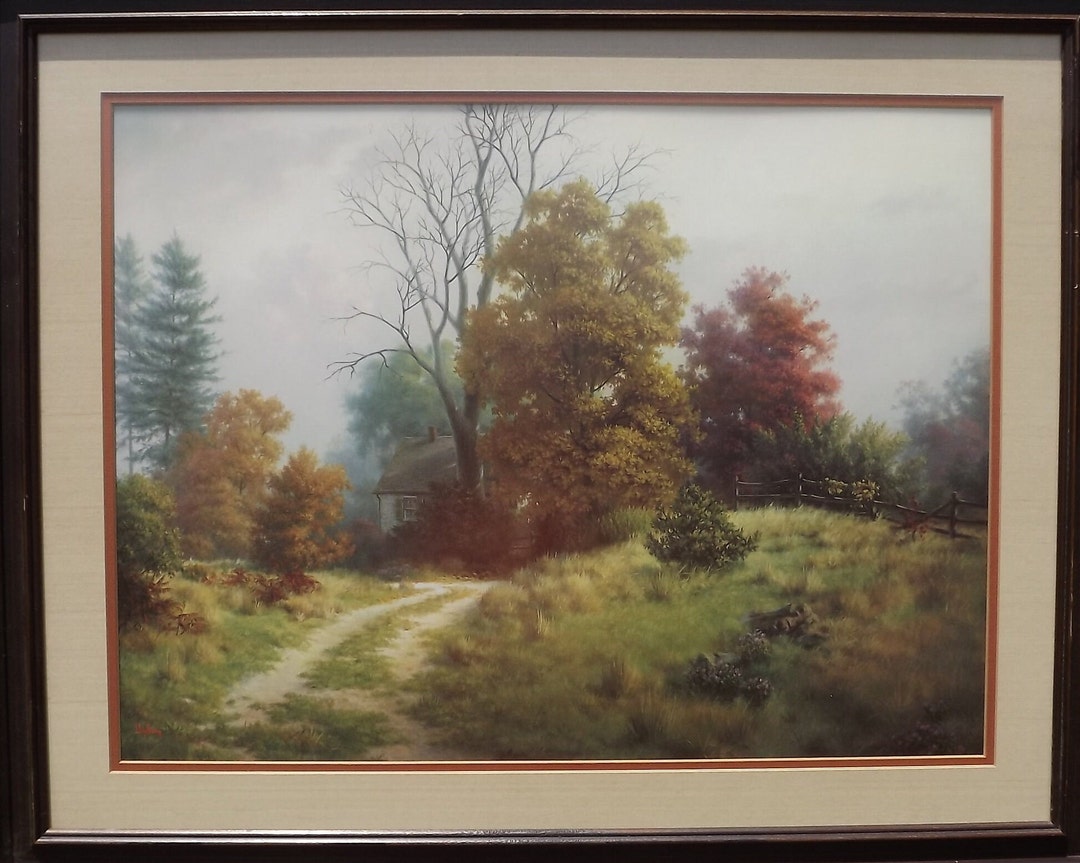 Vintage Lithographin Seasonal Attire, Signed by Dalhart Windberg, 1978 ...