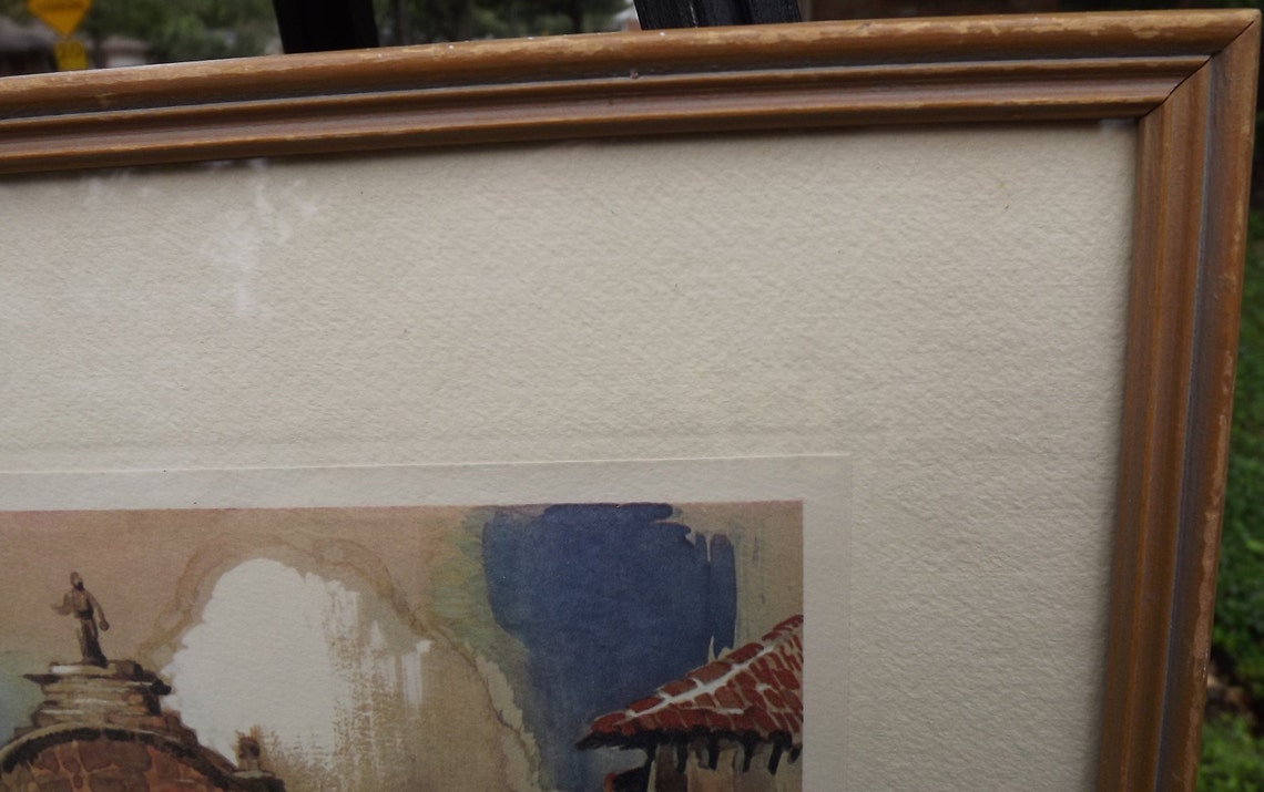 Vintage Signed Talio Chrome Print, the Arch of San Francisco, by Al ...