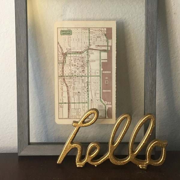 Chicago 1950 Map - Etsy