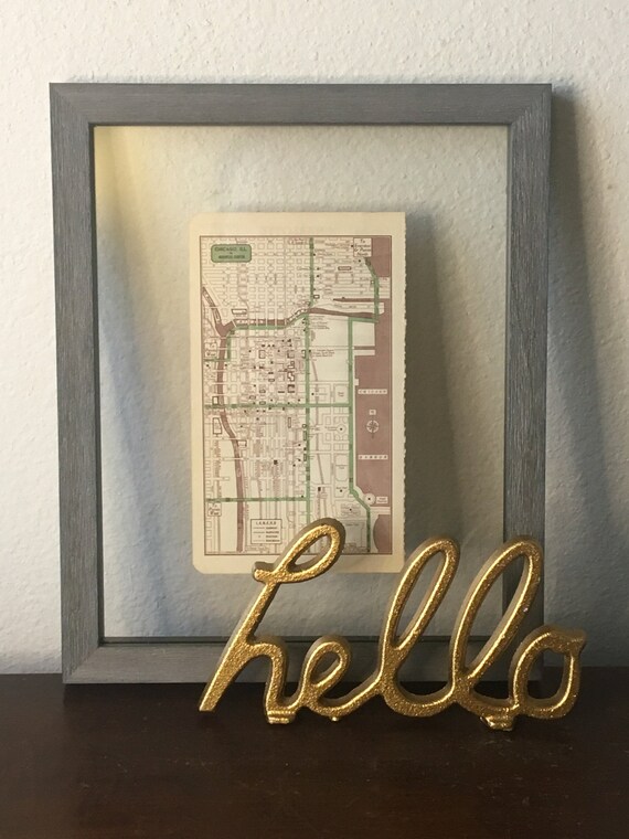 1950s Chicago Vintage Map City Road Atlas - Etsy