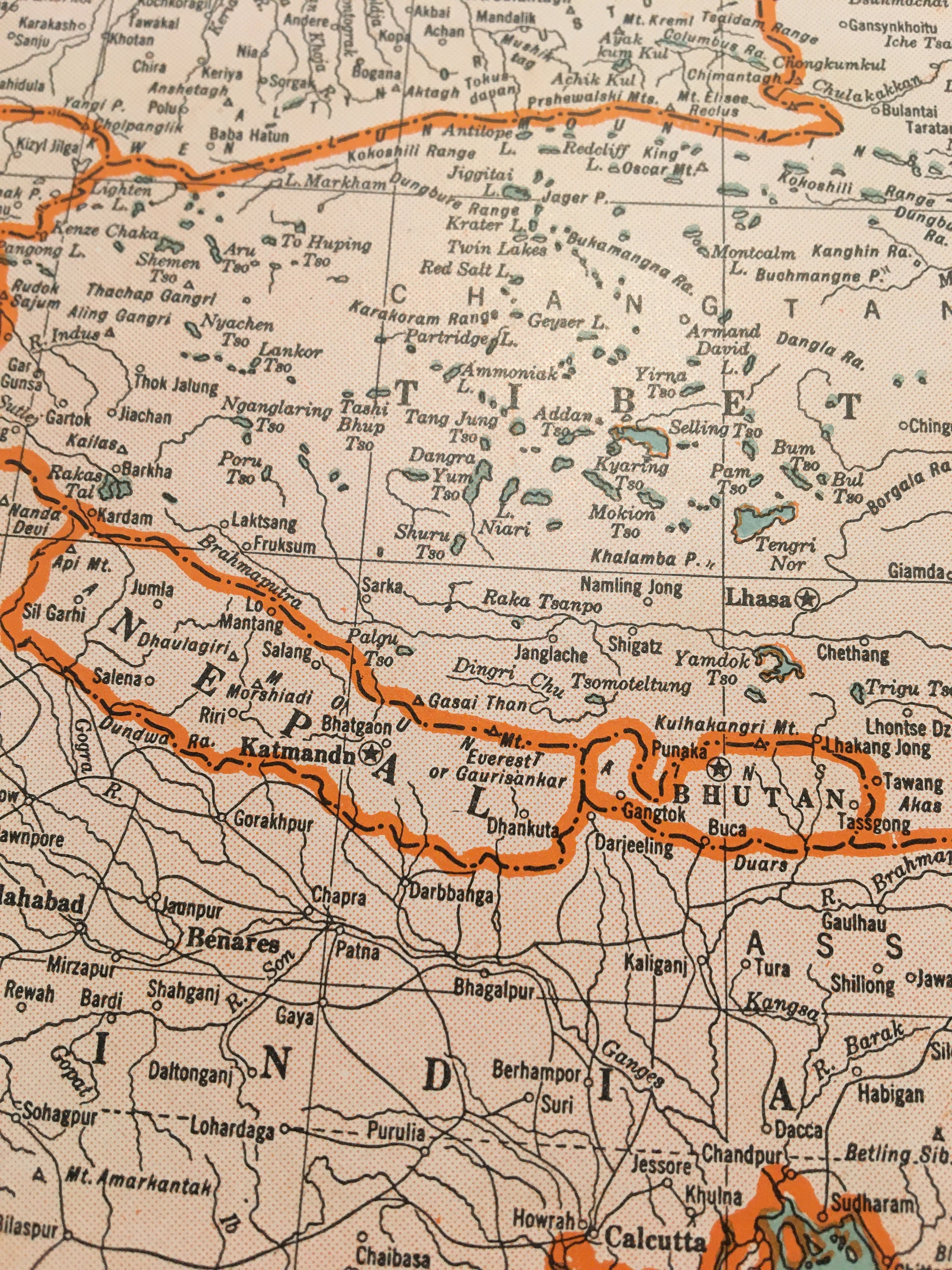 1930’s China Map- Vintage Atlas - Etsy