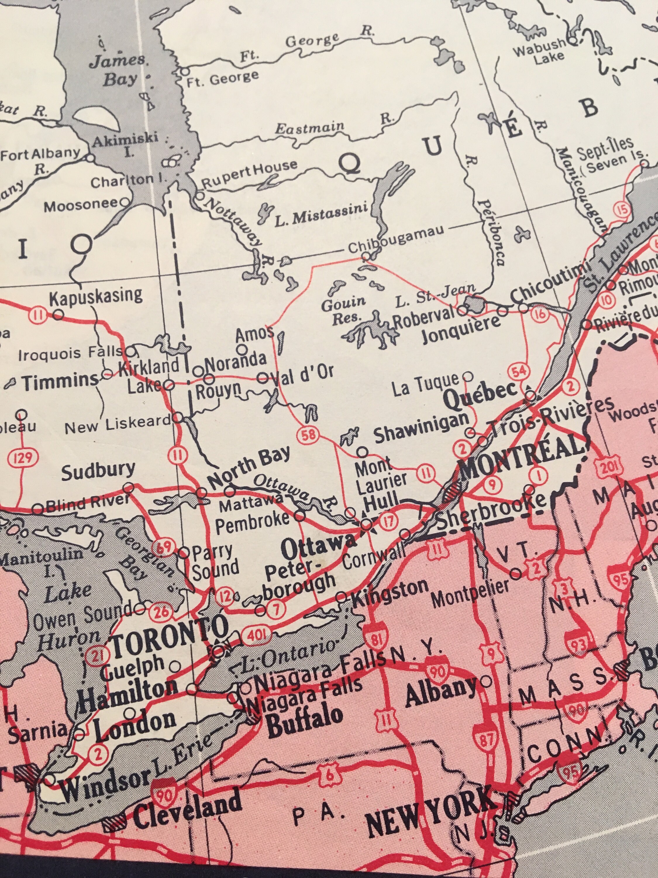 1960s Canada Map Vintage Atlas - Etsy