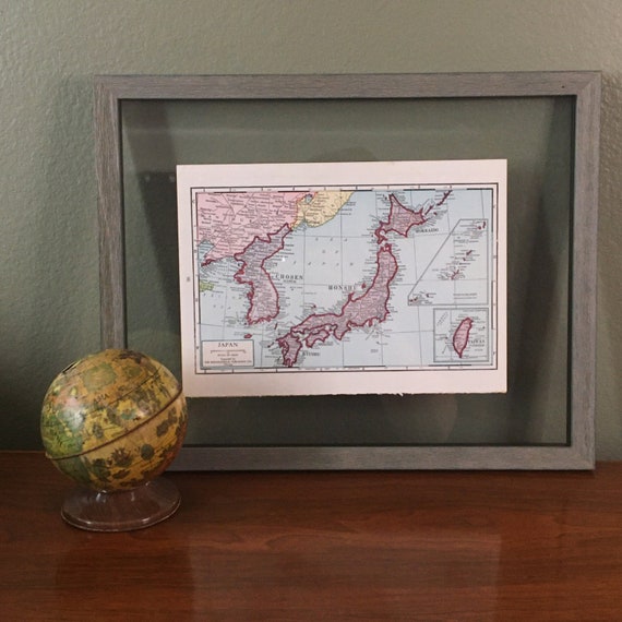 1940s Japan WWII Map Vintage Atlas | Etsy