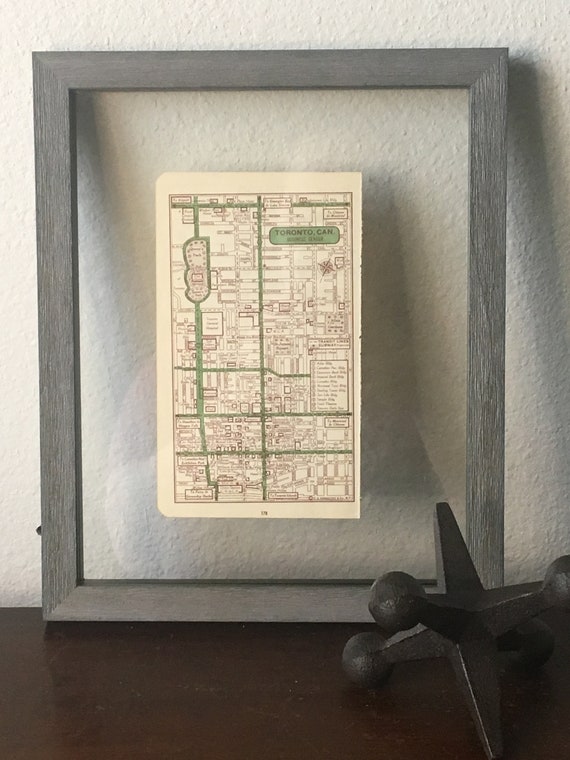 1950s Toronto Map City Road Atlas - Etsy