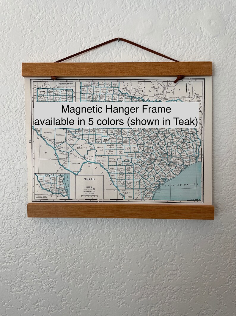 1930’s Vintage Texas Map - Etsy