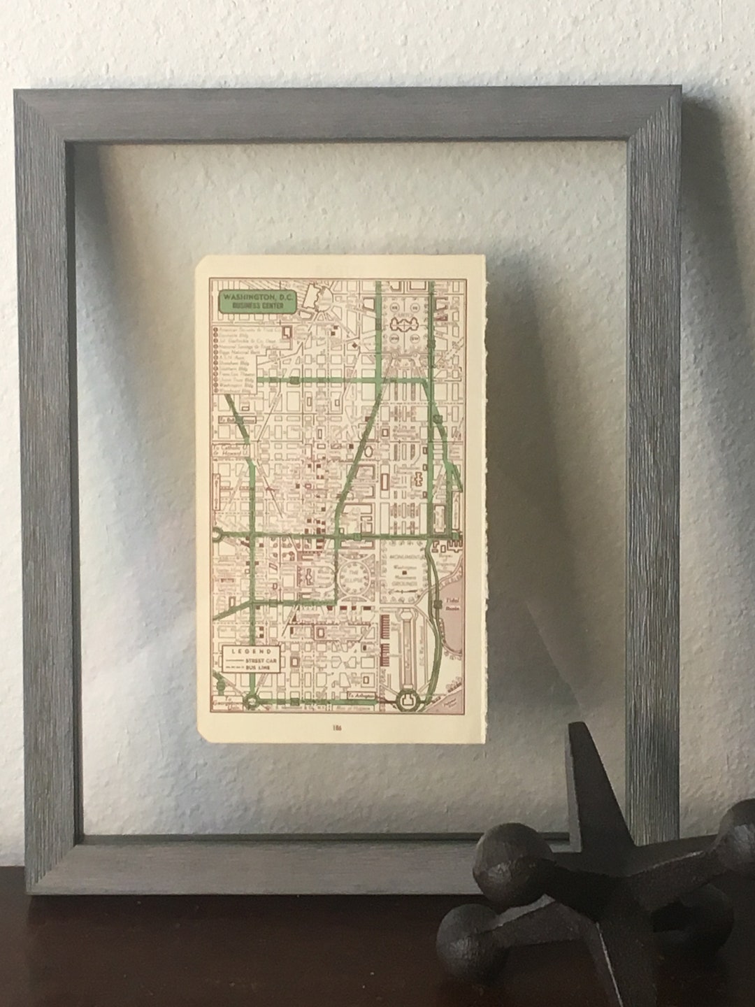 1950’s Washington DC Vintage Map- City Road Atlas - Etsy