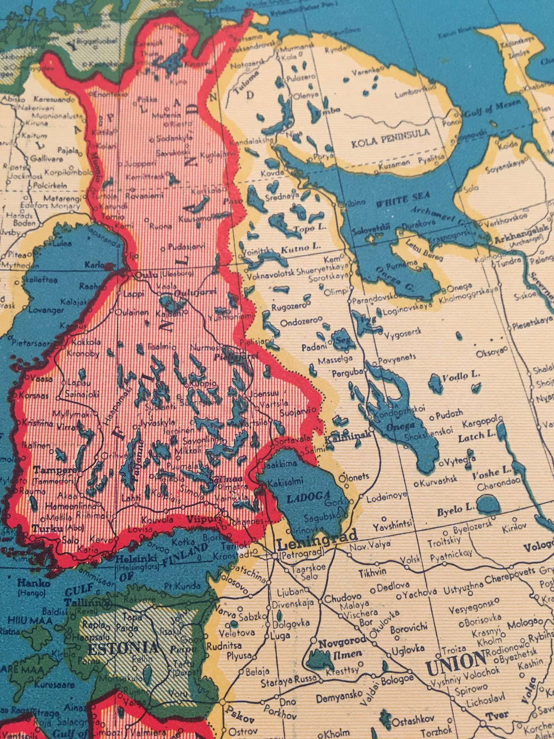 1940s USSR Map Vintage Atlas Union of Socialist Soviet - Etsy