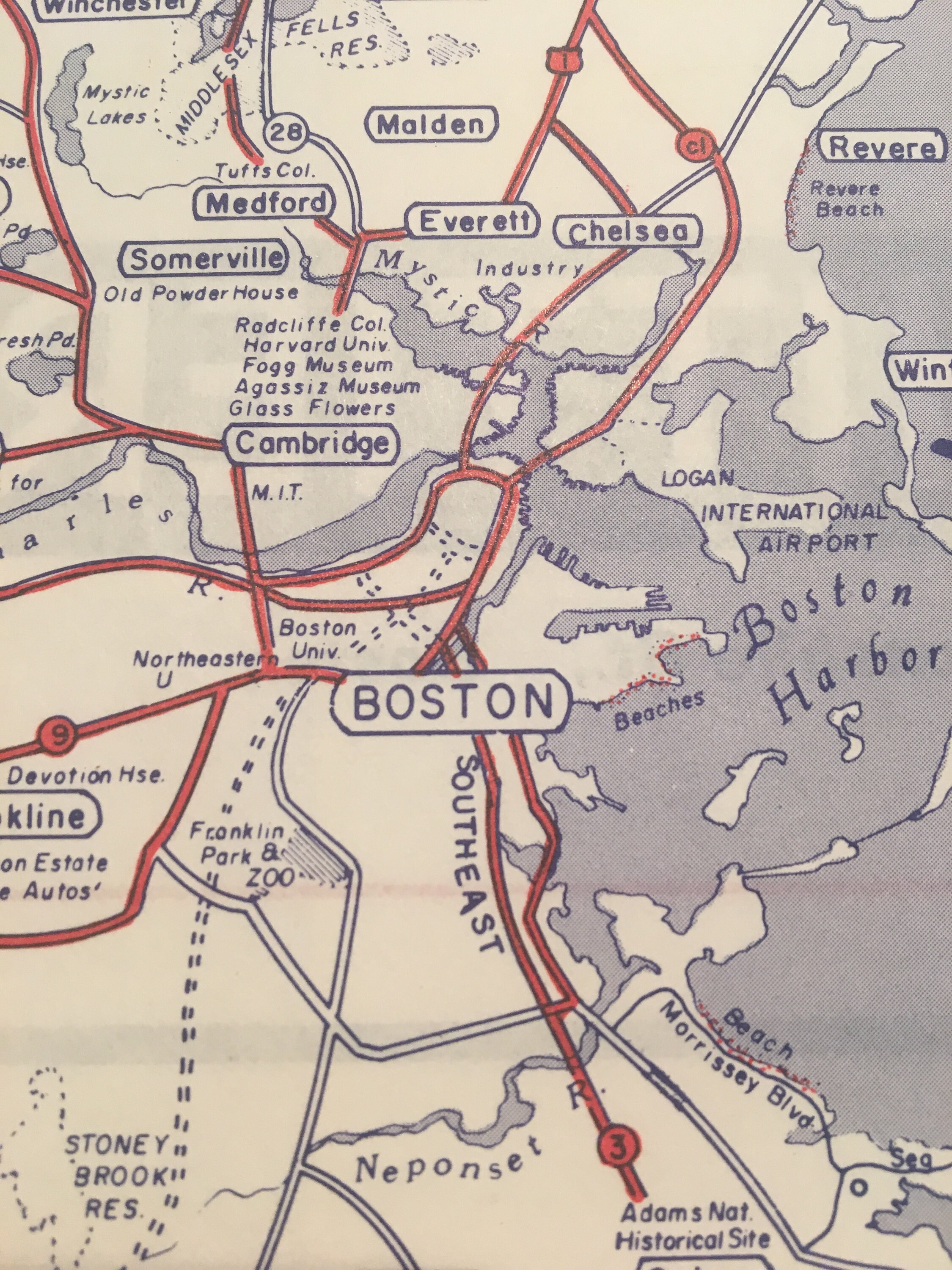 1960s Boston Map Vintage Atlas - Etsy