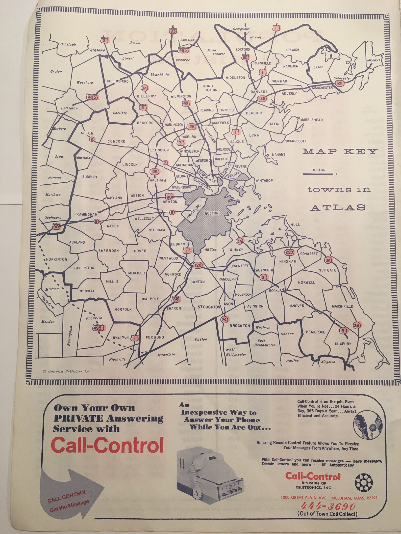 1960s Boston Map Vintage Atlas - Etsy